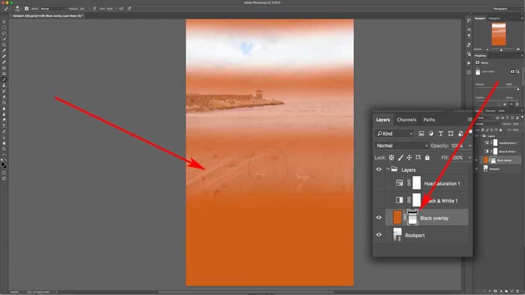 Refining a Layer Mask with the Brush Tool - CreativeRAW